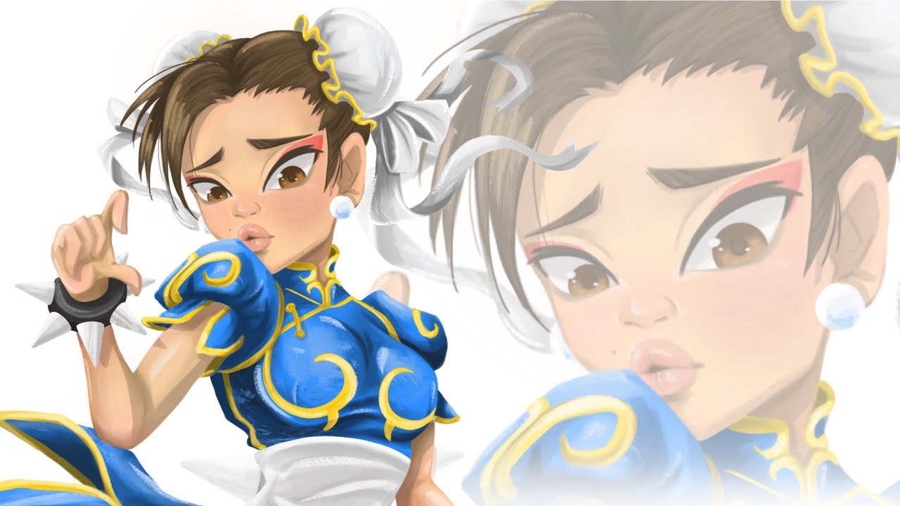 Speed Painting of the one and only Chun Li! - YouTube