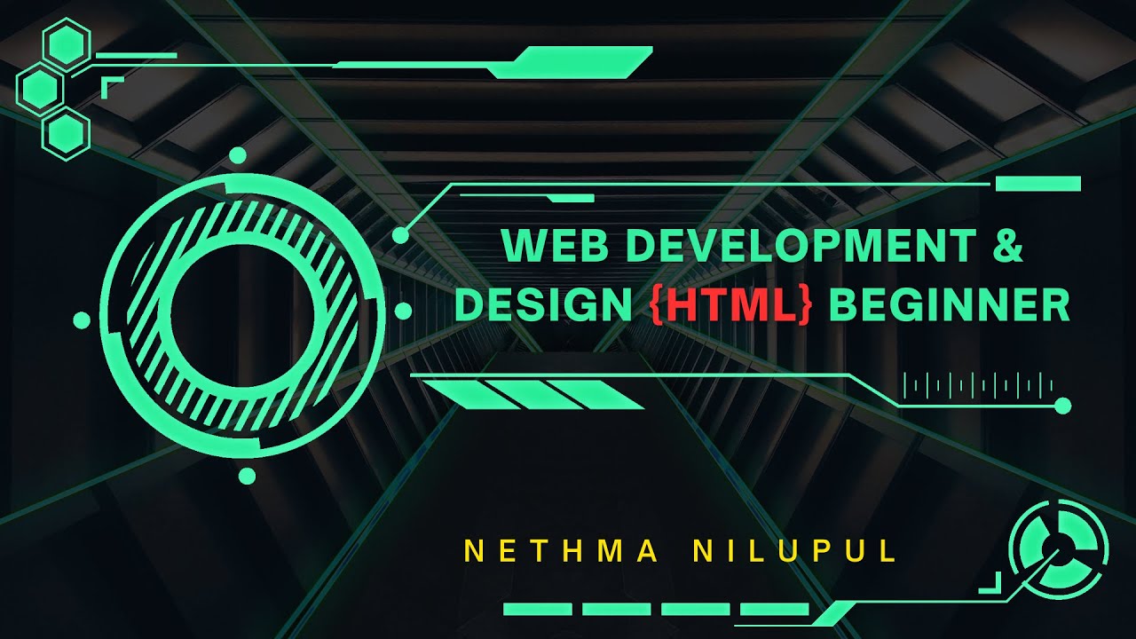 Web Design And Development Html Sinhala Course Part 01 Youtube