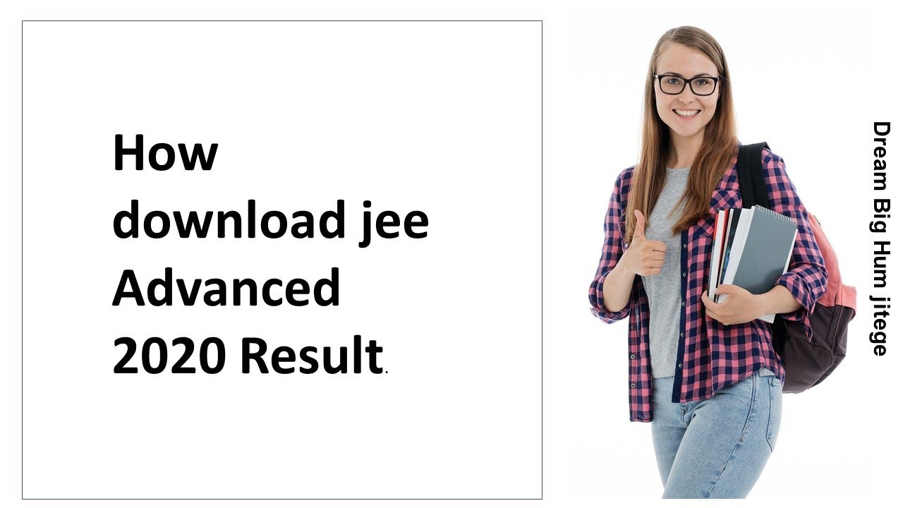 How download jee Advanced 2020 Result. - YouTube