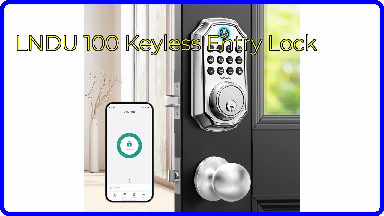 REVIEW (2024): LNDU 100 Keyless Entry Lock. ESSENTIAL details. - YouTube