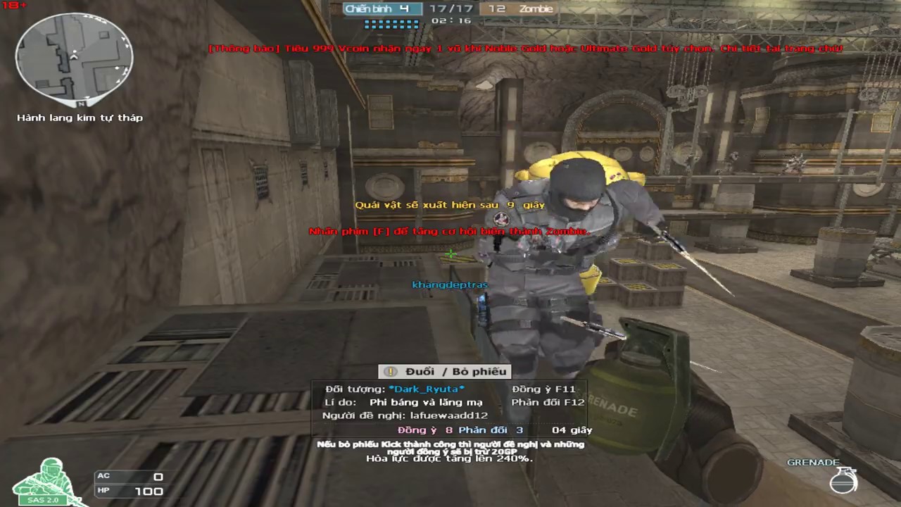 HACK CF - HACK VS HACK ZOMBIE V4 - YouTube