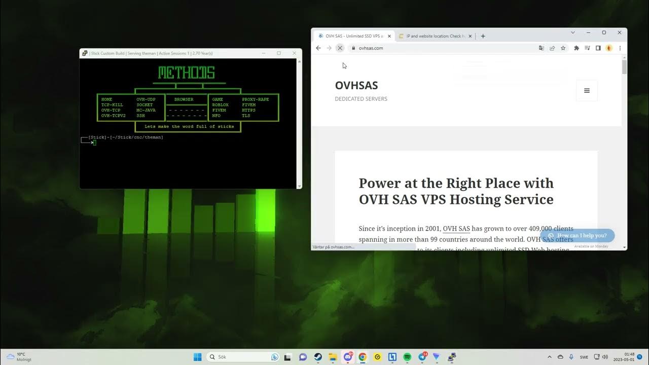 StickC2/BOTNET VS OVH SAS // BEST BYPASSES // CHEAP & GOOD BOTNET // L4 ...
