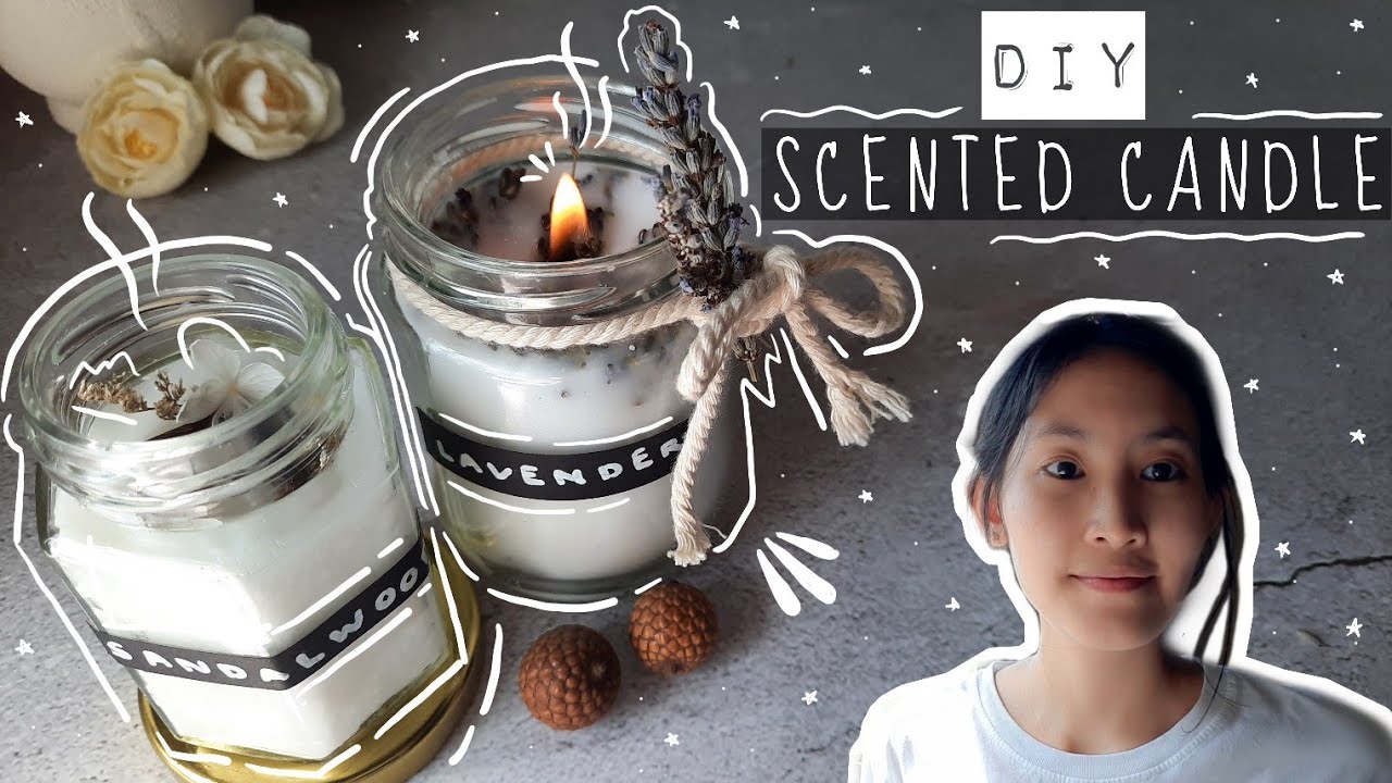 DIY LILIN AROMATHERAPHY | DIY SCENTED CANDLE - YouTube