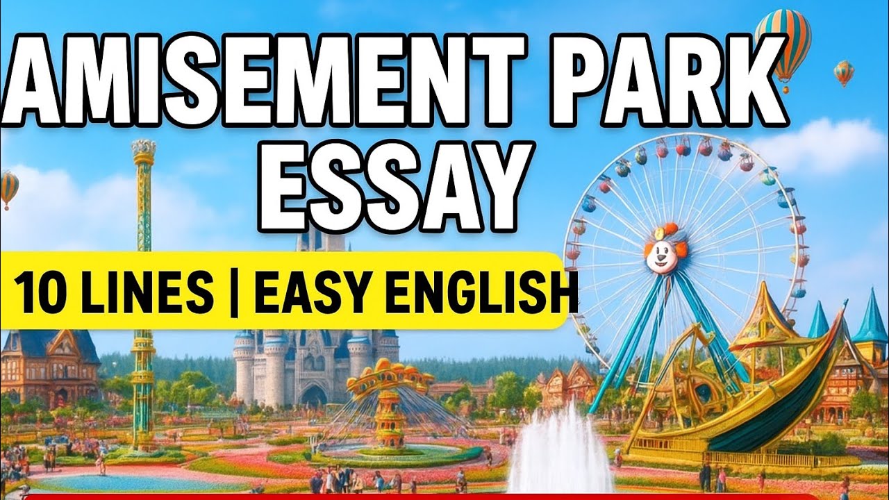 🎡 Amusement Park Essay for Class 3 to 7 | Easy Learning - YouTube