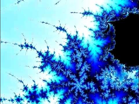 Mandelbrot fractal real perturbation sweep (blues colormap) - YouTube