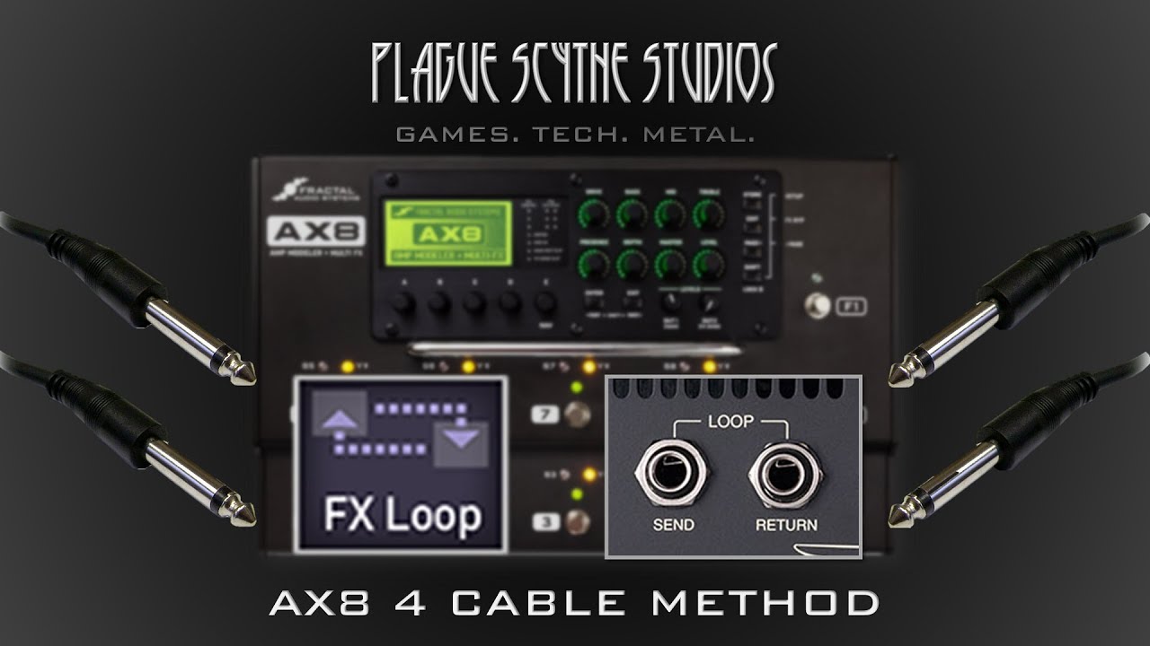 AX8 4 Cable Method & Preamp in FX Return - Tutorial - YouTube