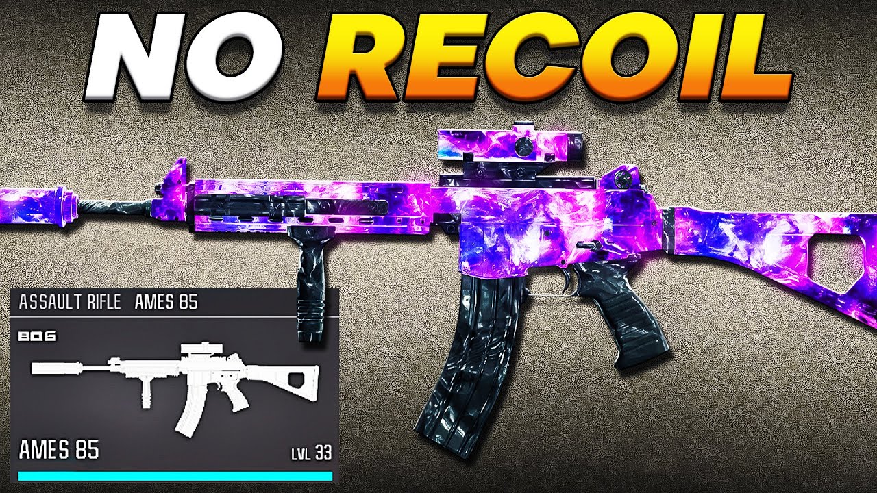new AMES 85 LOADOUT is *META* in WARZONE 4! 😲 (Best AMES 85 Class Setup ...