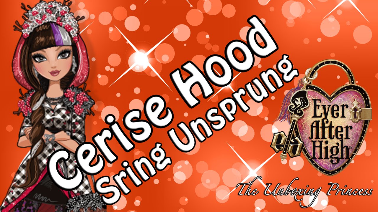 Cerise Hood Spring Unsprung Ever After High Doll - Unboxing and Review ...