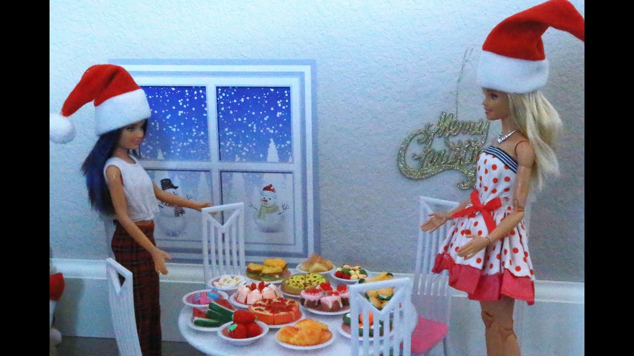 Barbie Sisters Christmas Celebration | Santa Claus | Christmas Tree ...