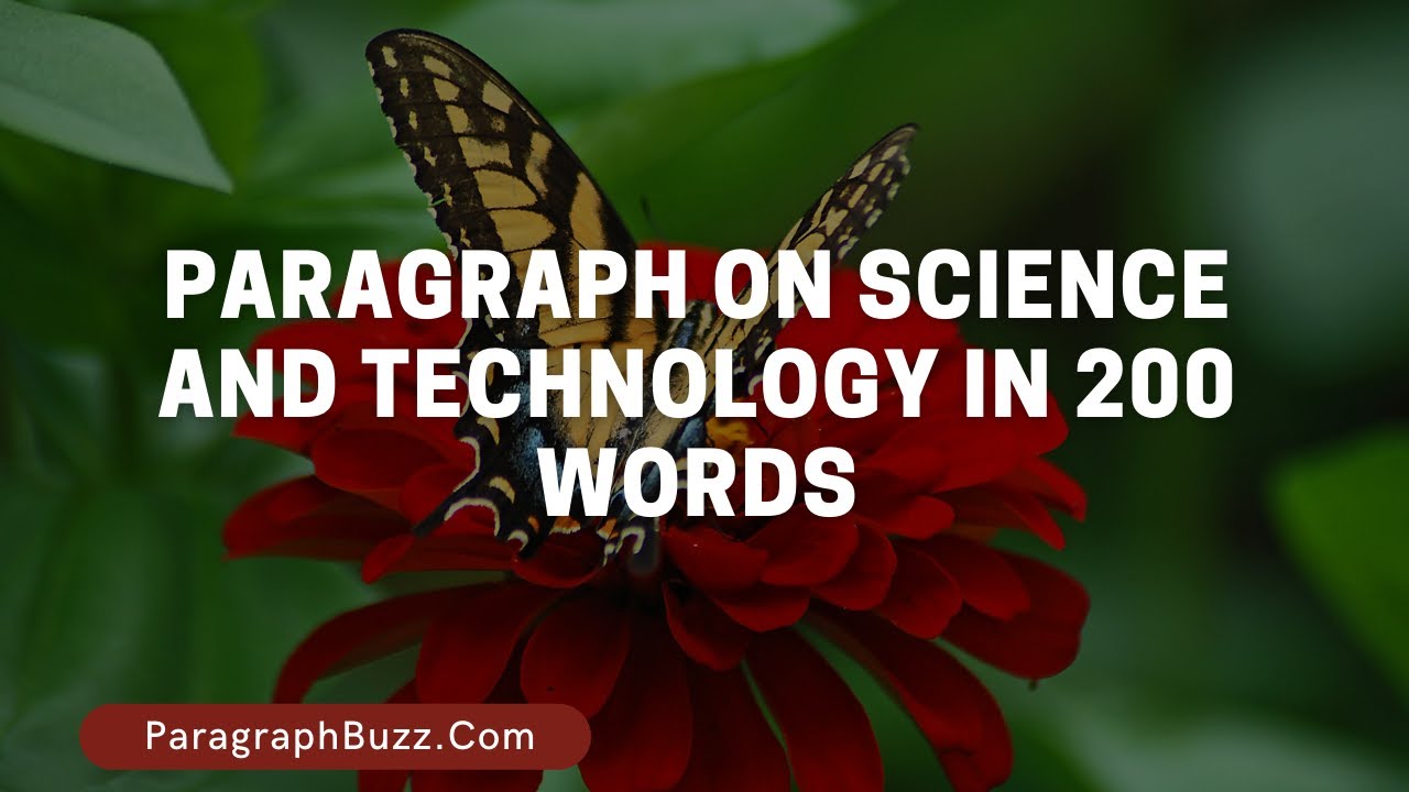 Paragraph on Science and Technology in 200 Words - YouTube