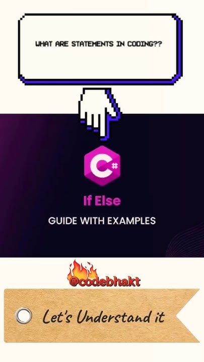 if - else Statement in C# |Conditional Statements|💥#statements #coding #codinglife #ytshorts # ...