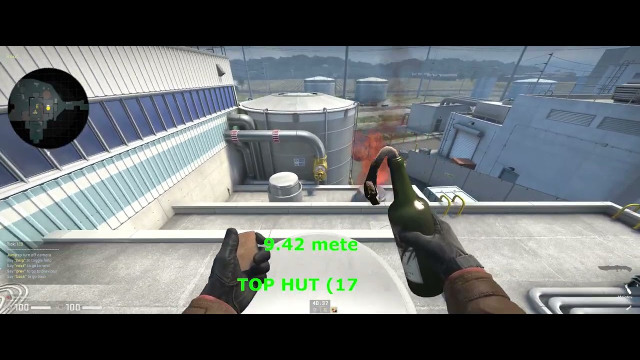 Counter Strike Global Offensive | Nuke : Molotov Top Hut - YouTube