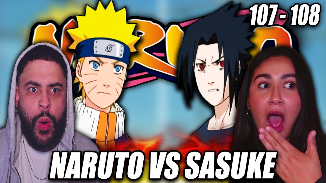 THIS IS INSANE!! NARUTO vs SASUKE - Naruto Reaction Episode 107 - 108 ...