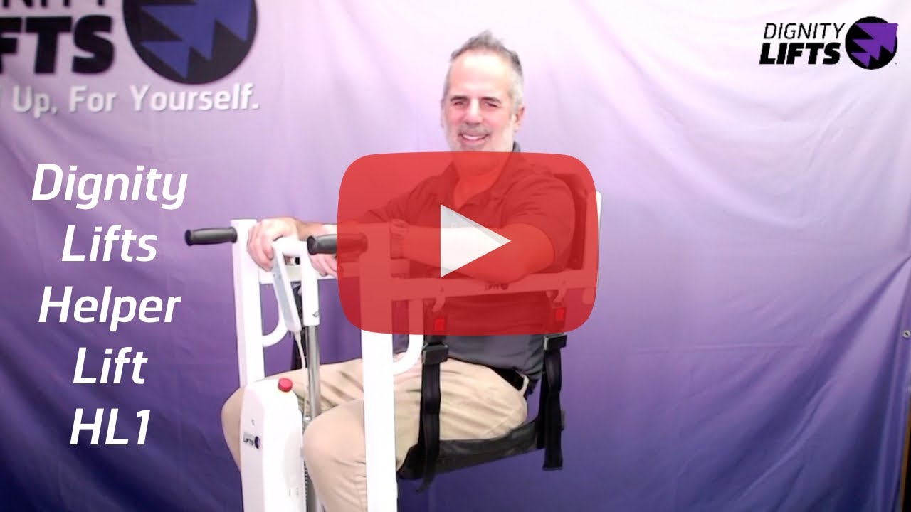 Dignity Lifts Helper Lift HL1 Video - YouTube