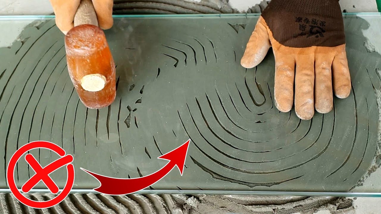 Old tiler in shock! How to avoid this mistake and glue horizontal tiles ...