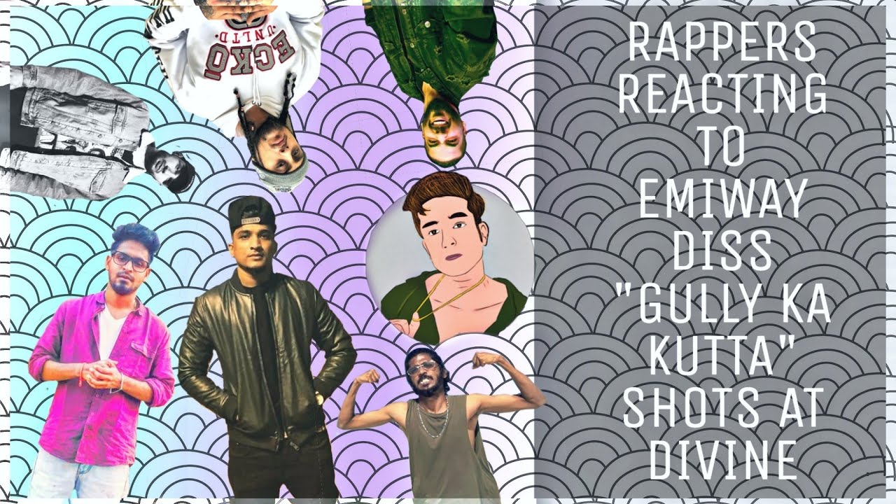 INDIAN RAPPER'S REACTING TO GULLY KA KUTTA BY EMIWAY | EMIWAY REPLY TO ...