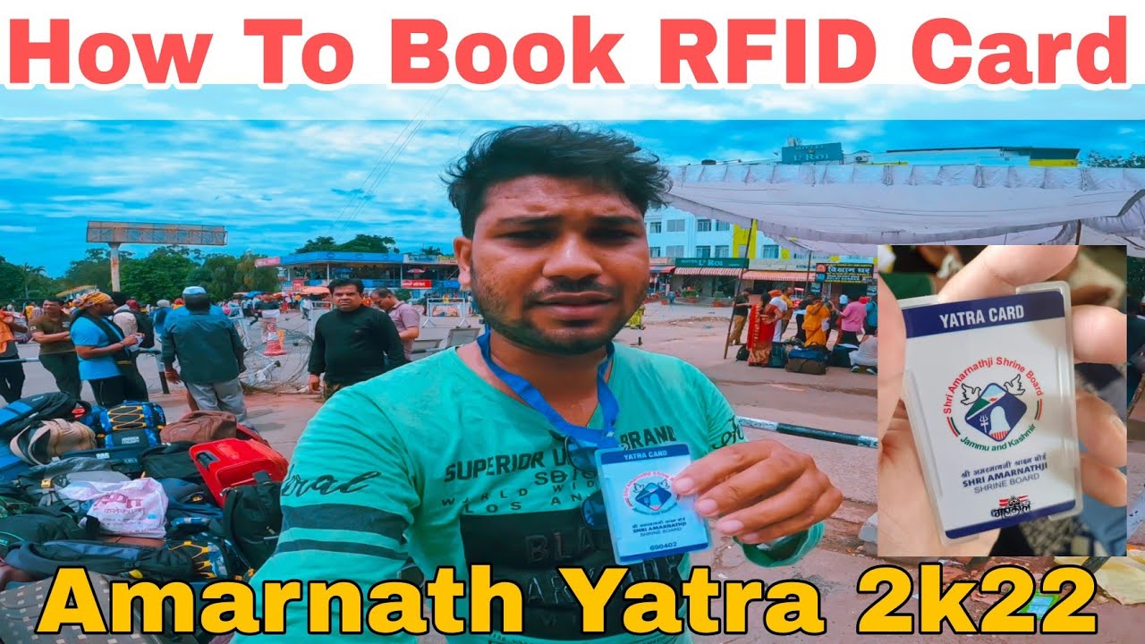 How To Book RFID Card For Amarnath Yatra 4k | अमरनाथ यात्रा के लिए RFID ...