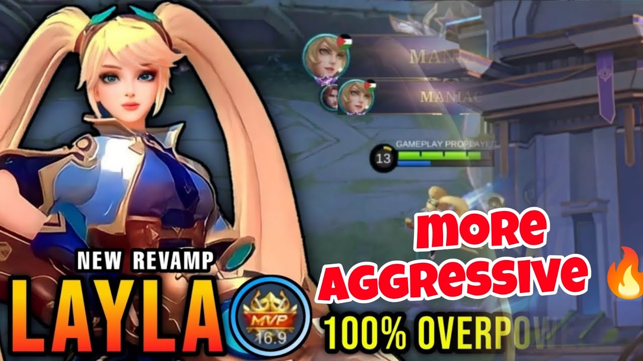 Layla Is more aggressive Marksman now | Mobile Legends Bang Bang # ...