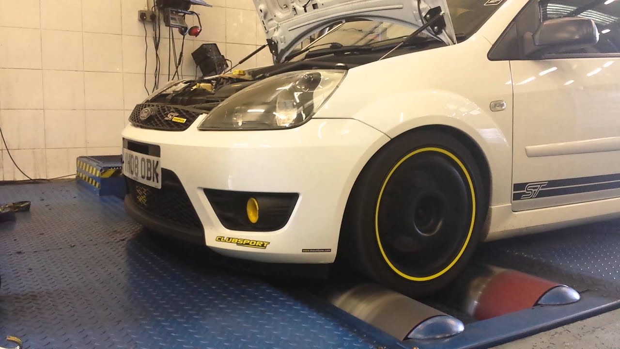 My MR200 Fiesta ST on The Rollers At Marlin Motors - YouTube