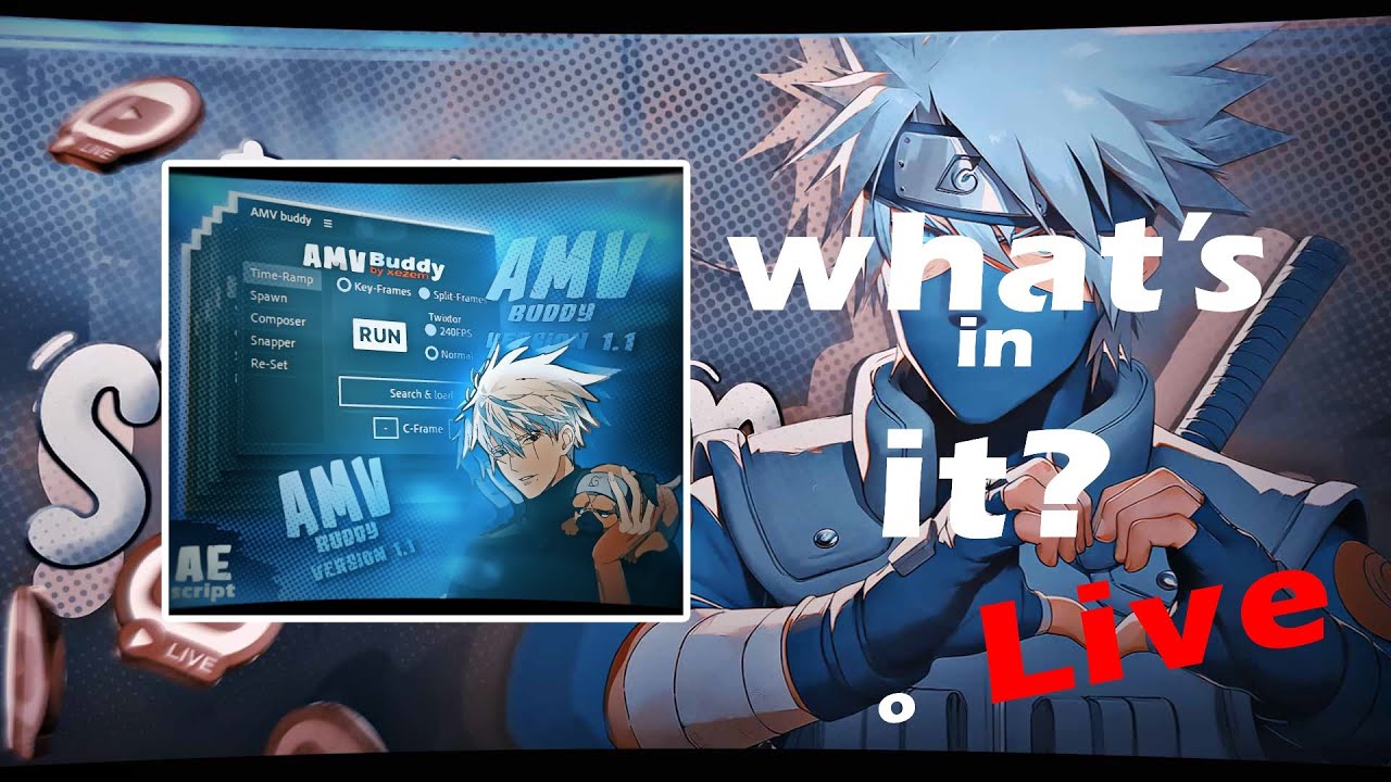 Did you donwloaded "AMV buddy" script? - YouTube