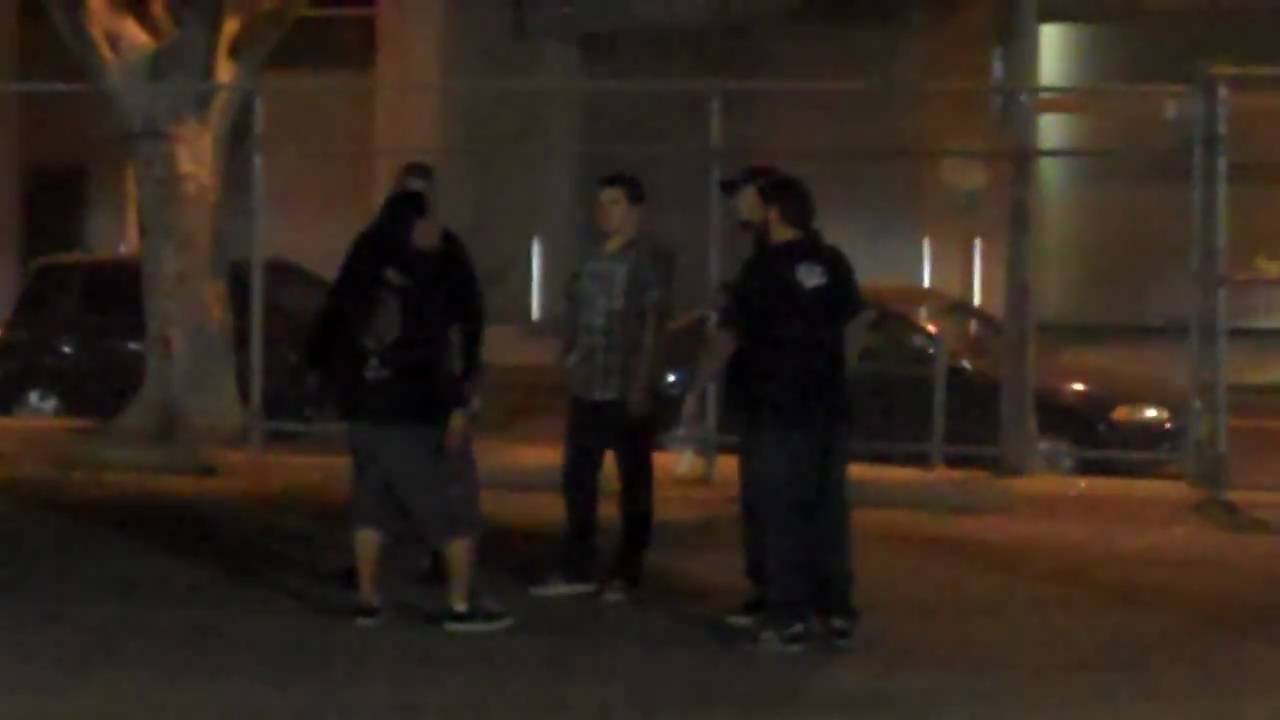 Heavy Metal Street Fight (with cars) - YouTube