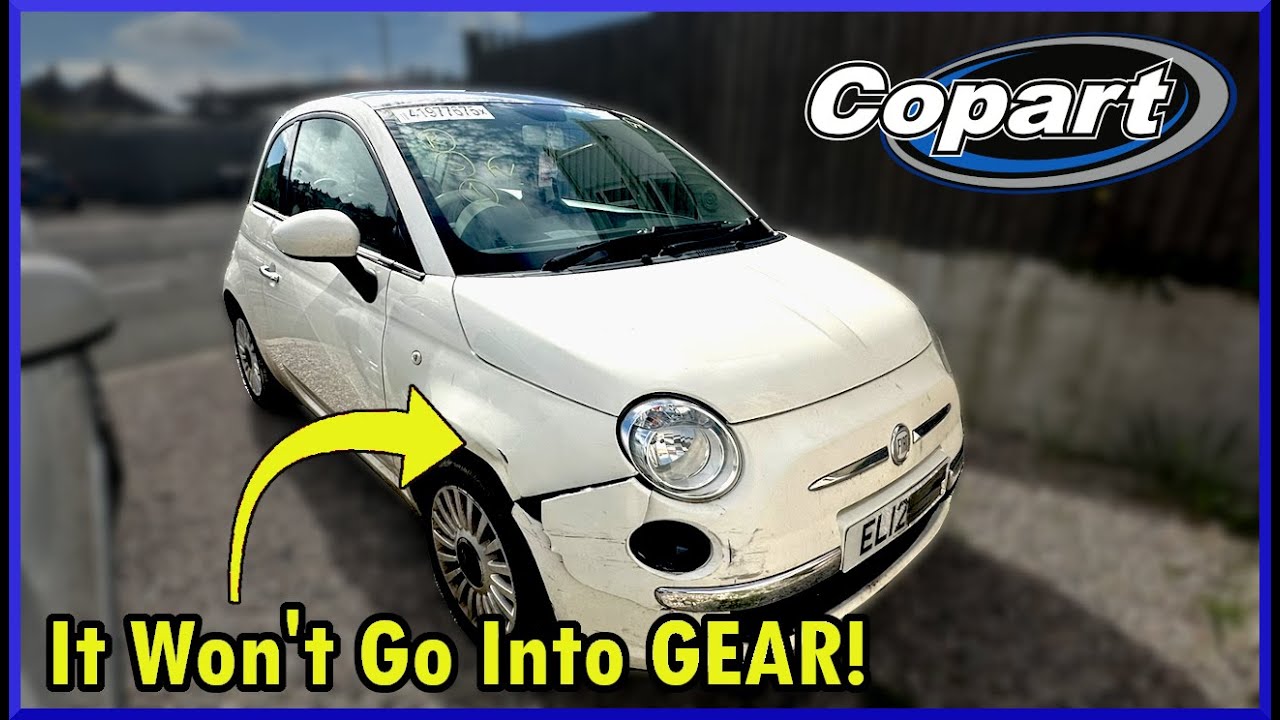 I Bought a CRASHED Fiat 500 For £375 From Copart! Will it Run? - YouTube