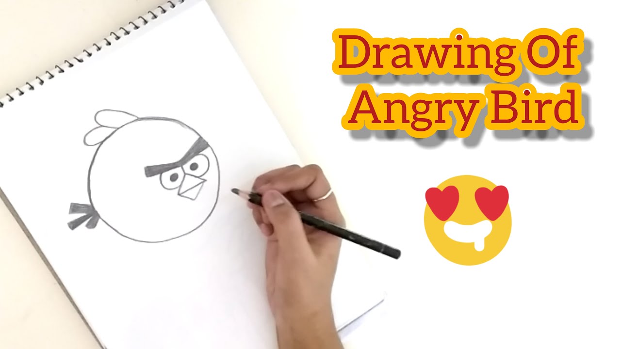 How to draw Angry Bird | Step by Step | Easy Drawing - YouTube