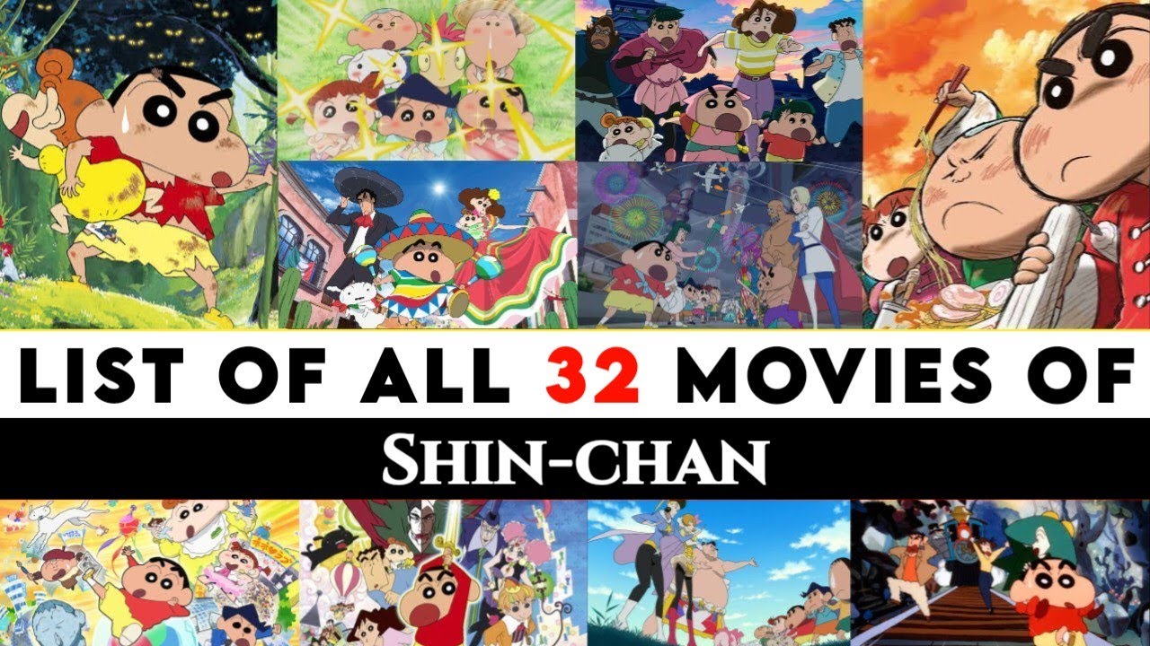 List of all Movies of Shin-chan - YouTube