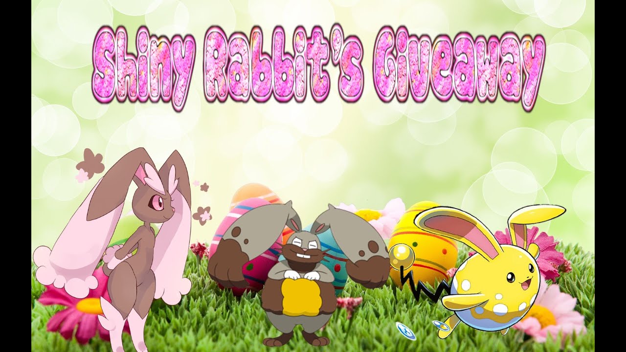Pokemon Shiny Rabbit's Giveaway - YouTube