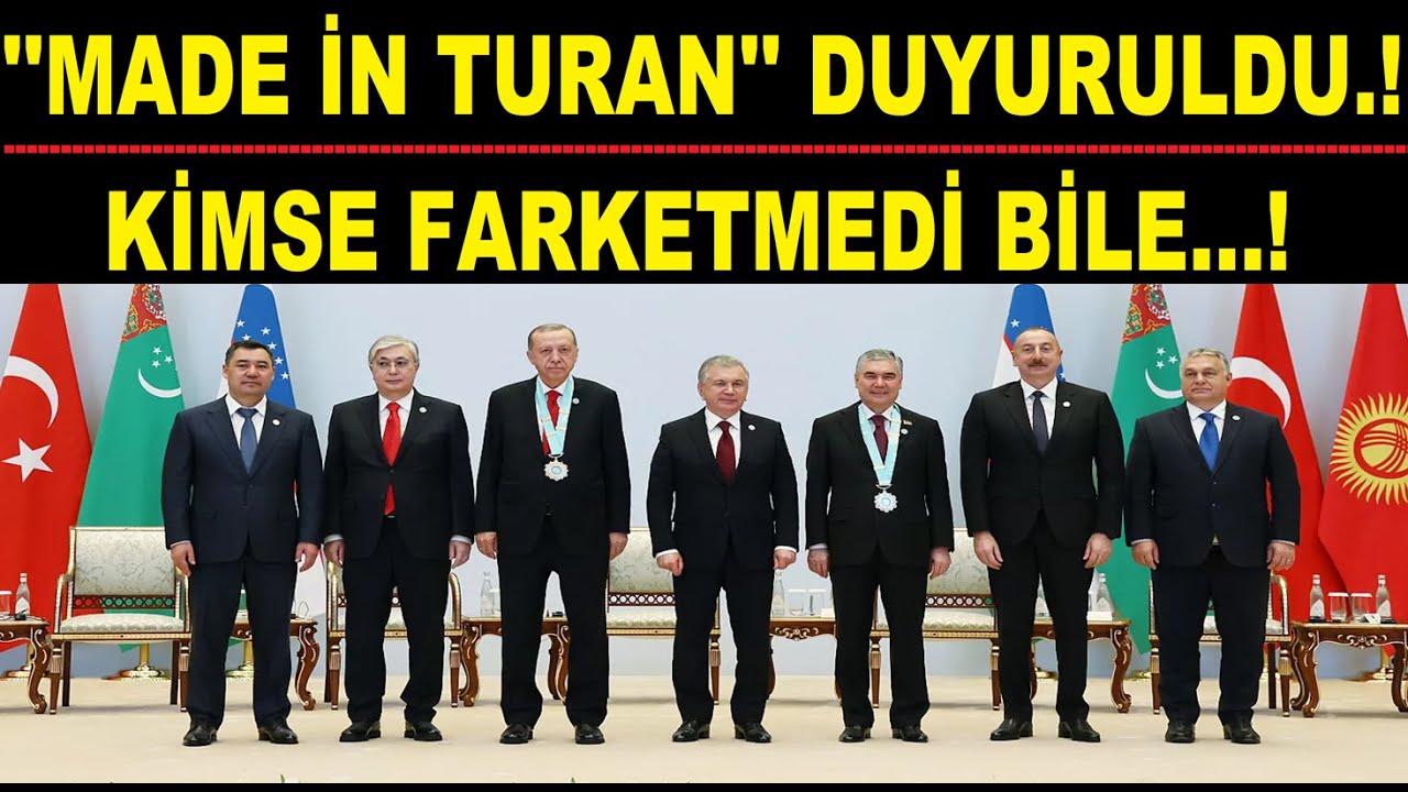 BUNU KİMSE FARKETMEDİ..! ''MADE İN TURAN'' İLAN EDİLDİ..! - YouTube