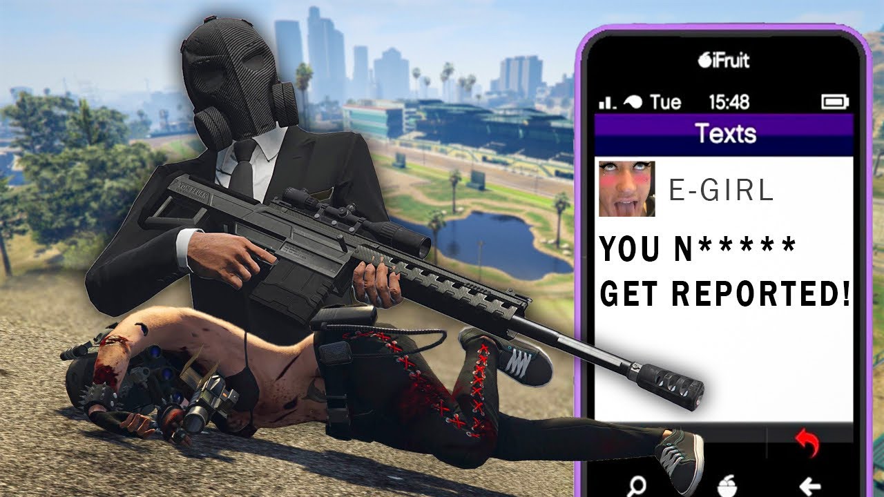 Racist E-Girl And Her Simps Get Trolled Into Oblivion-GTA Online - YouTube