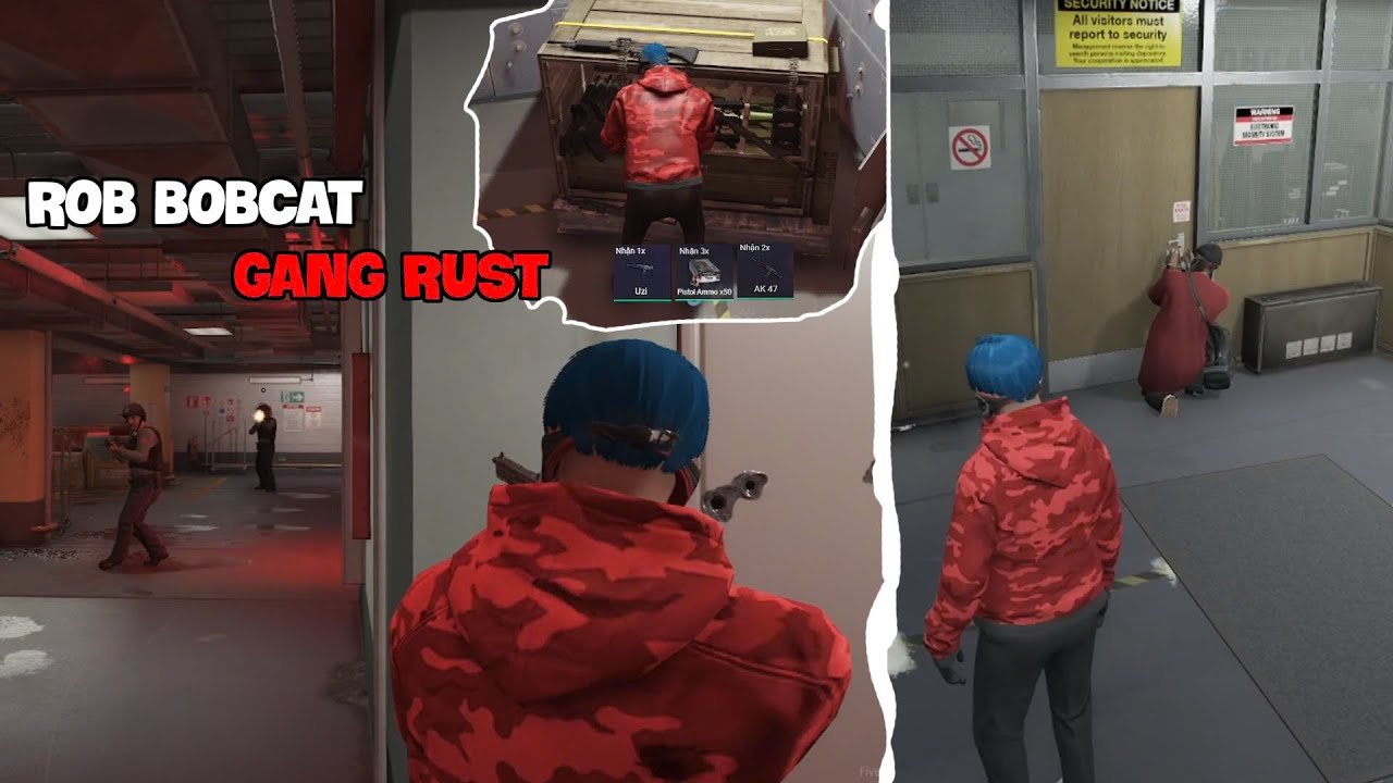 "Rob Bobcat Gang Rust" GTA 5 - Lets Roleplay | Khải Nùn - YouTube