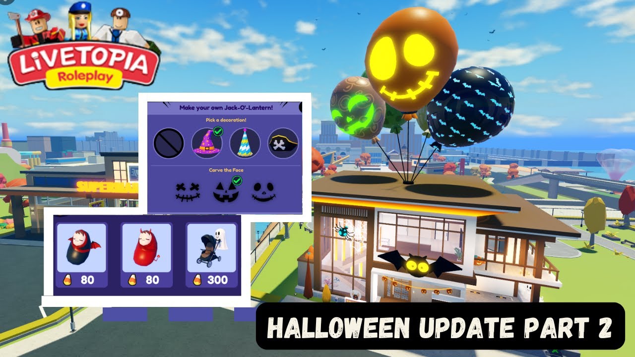 LIVETOPIA HALLOWEEN UPDATE 2024 PART 2 🎃 // UPDATE 182 // Livetopia ...