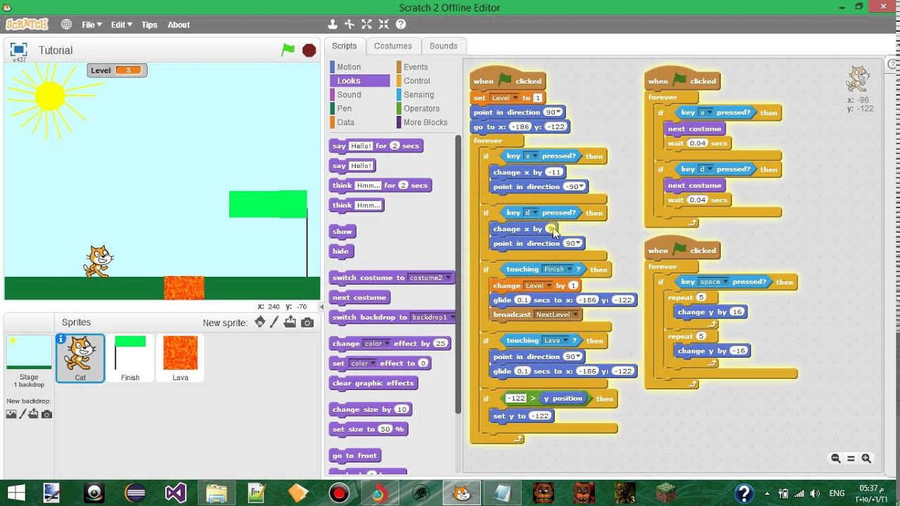 Scratch Basic Platformer 2 Levels And Deaths YouTube Scratch Basic Platformer 2 Levels And Deaths YouTube