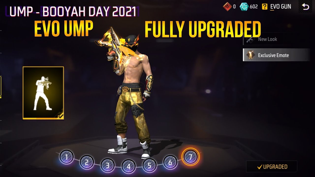 EVO UMP MAX Upgrade Trick | How Many Tokens Needed for EVO Gun Max ...