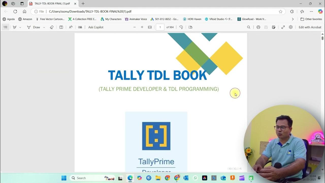 Complete Tally TDL Course 2025 | Learn TDL Step-by-Step 🏆 @LearnWell - YouTube