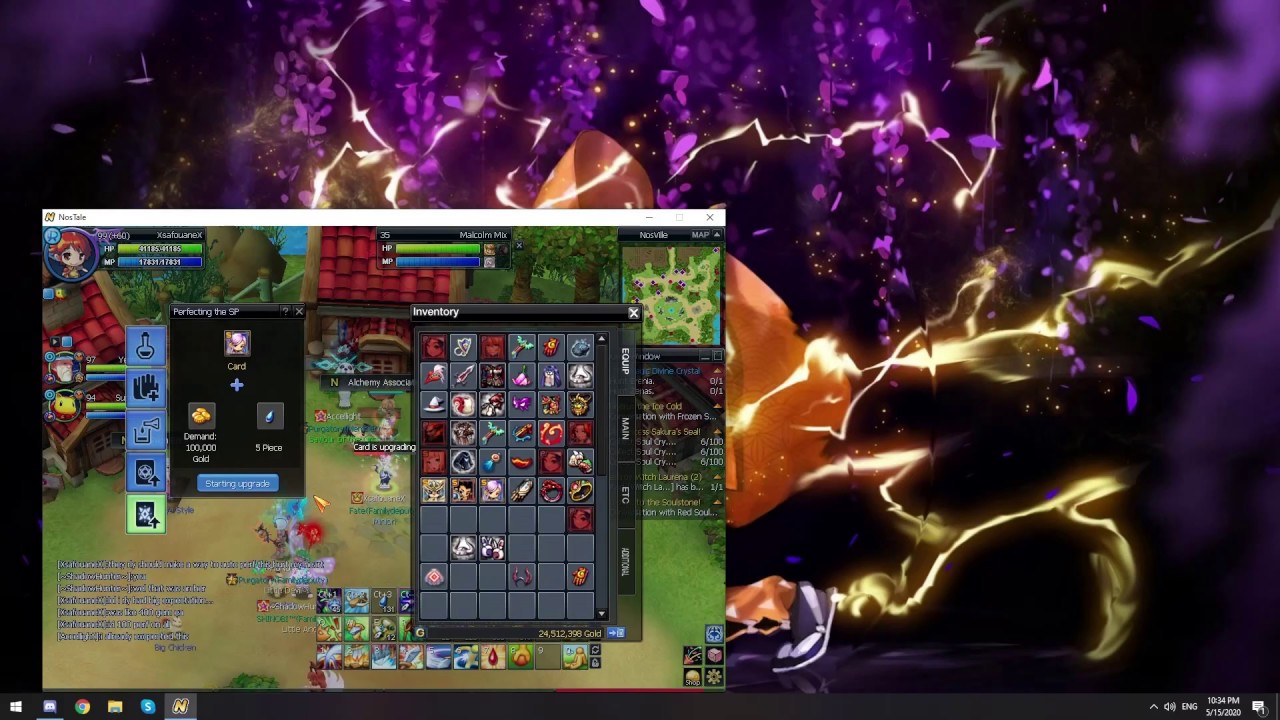 Nostale UK Blade perfecting from +88 to ??? - YouTube