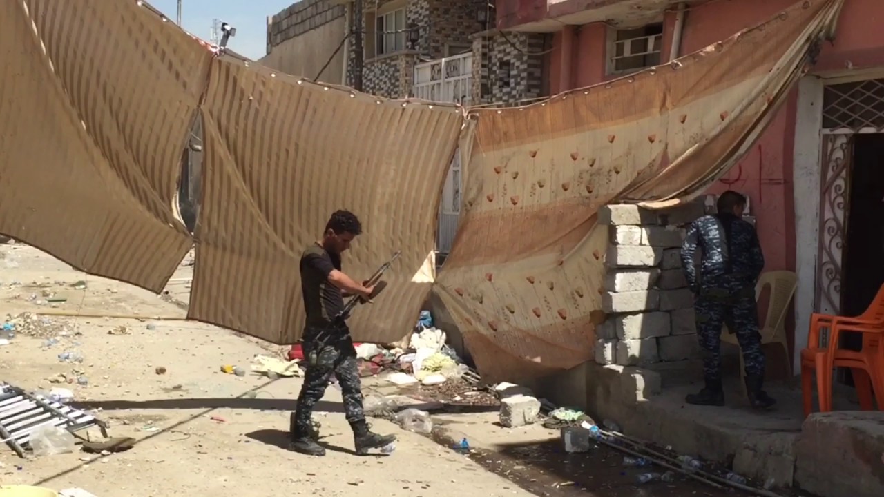 Iraqi troops spray and pray at Islamic State in Mosul - Emile Ghessen ...