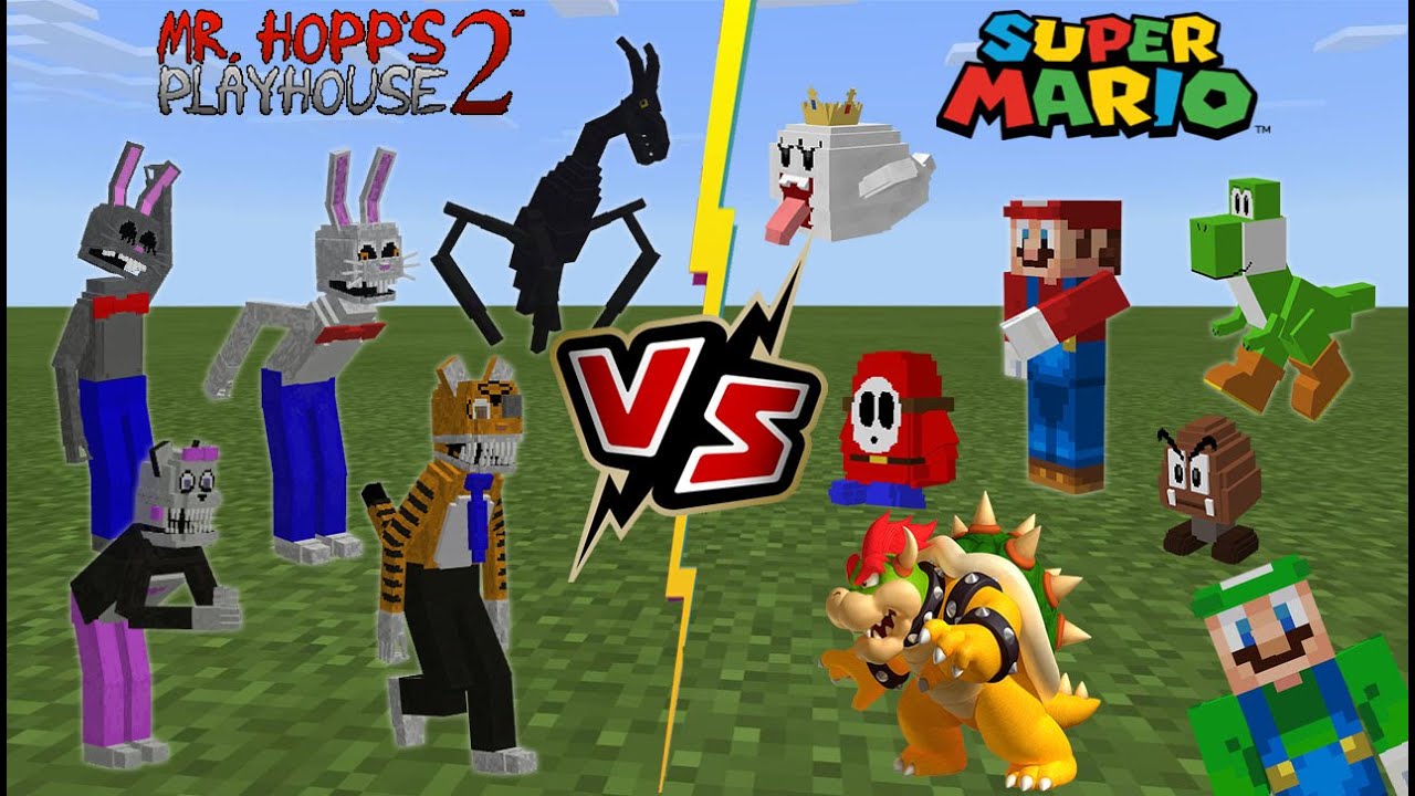 Mr. Hopp's Playhouse 2 VS Super Mario Brothers [Mario Party with Mr ...