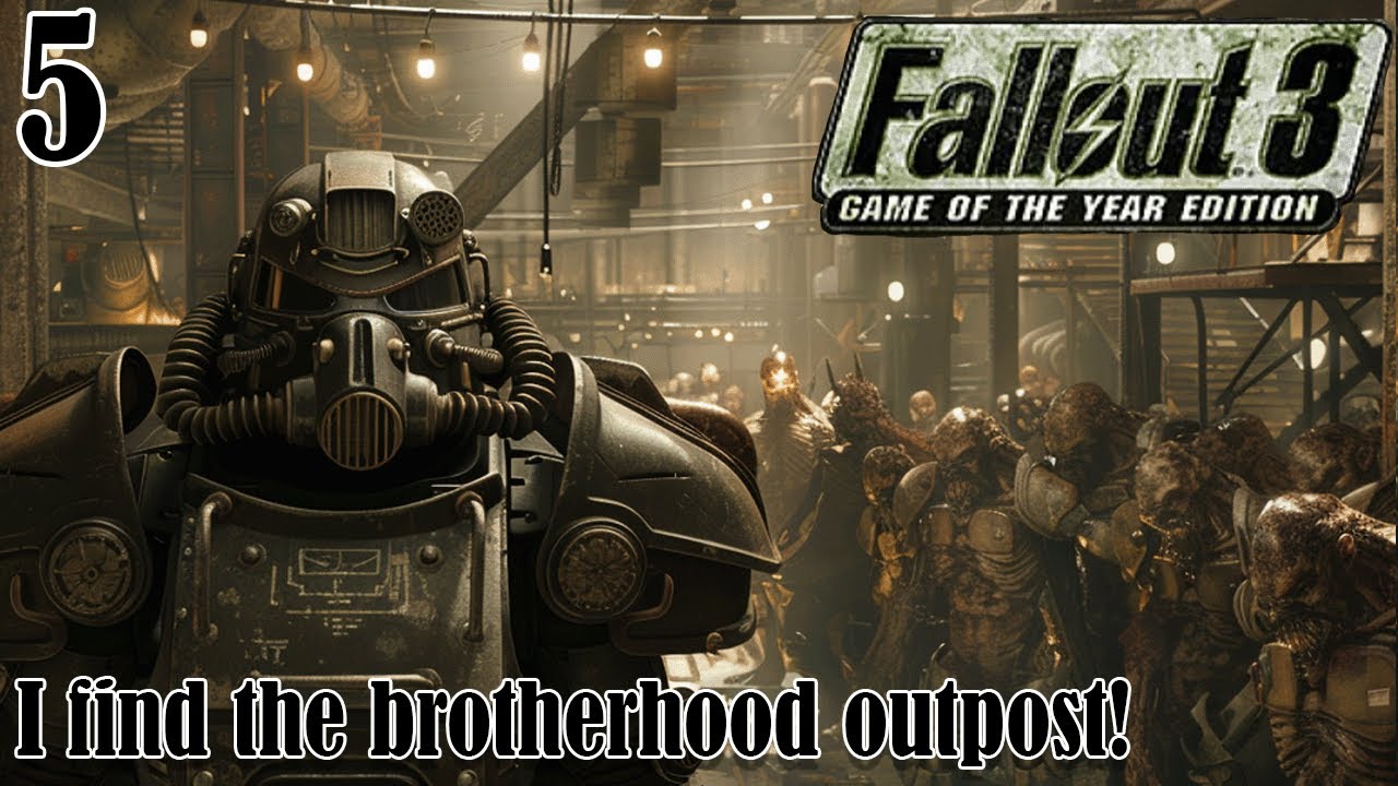 The Brotherhood Outpost! | Fallout 3 Part 5 - YouTube