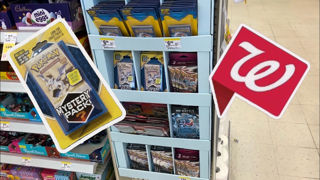 CHANCE AT VINTAGE PACKS? Opening 4 NEW 2024 Walgreens Mystery Pokémon ...