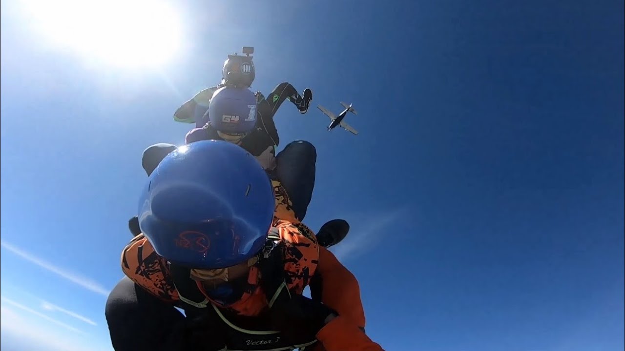 Skydive #489 - Sit Train Exit - YouTube