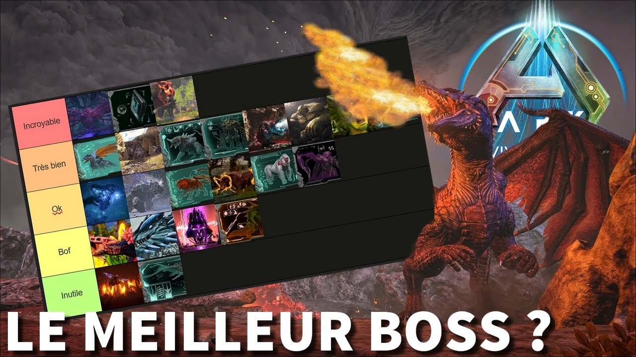TIER LIST - Classement de Tous les Boss de ARK ! - YouTube