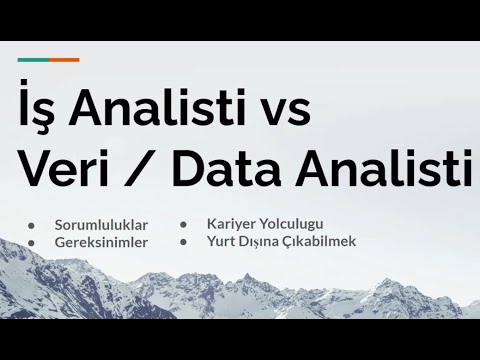 Data Analisti vs İş Analisti - Farklılıkları neler? Hangisini seçmeliyim?