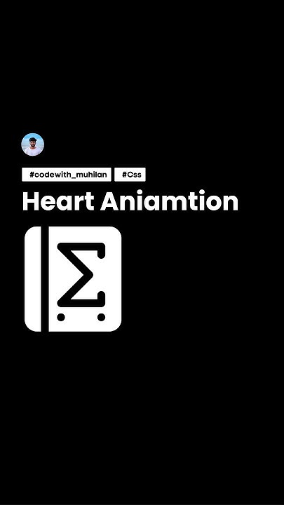 Heartbeat Animation Using Css Codewithmuhilan Css Coding Youtube