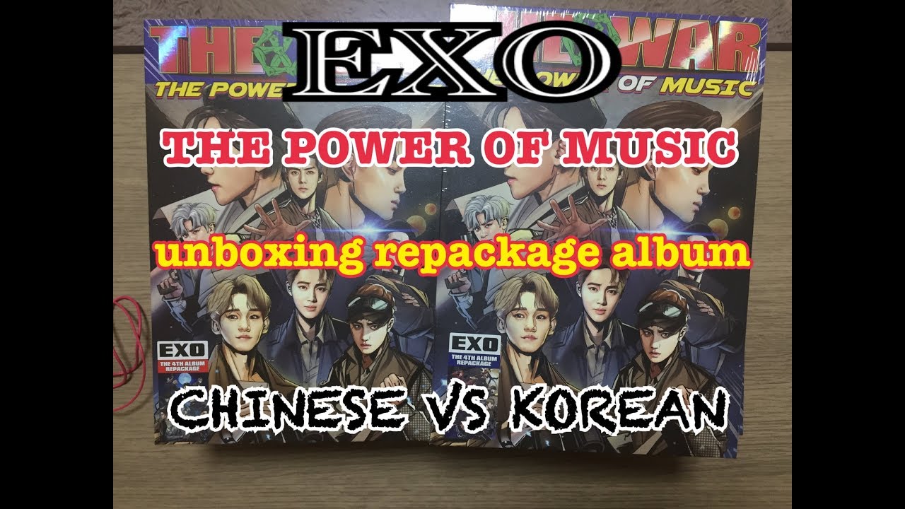 EXO Power The War Repackage Album UNBOXING - YouTube