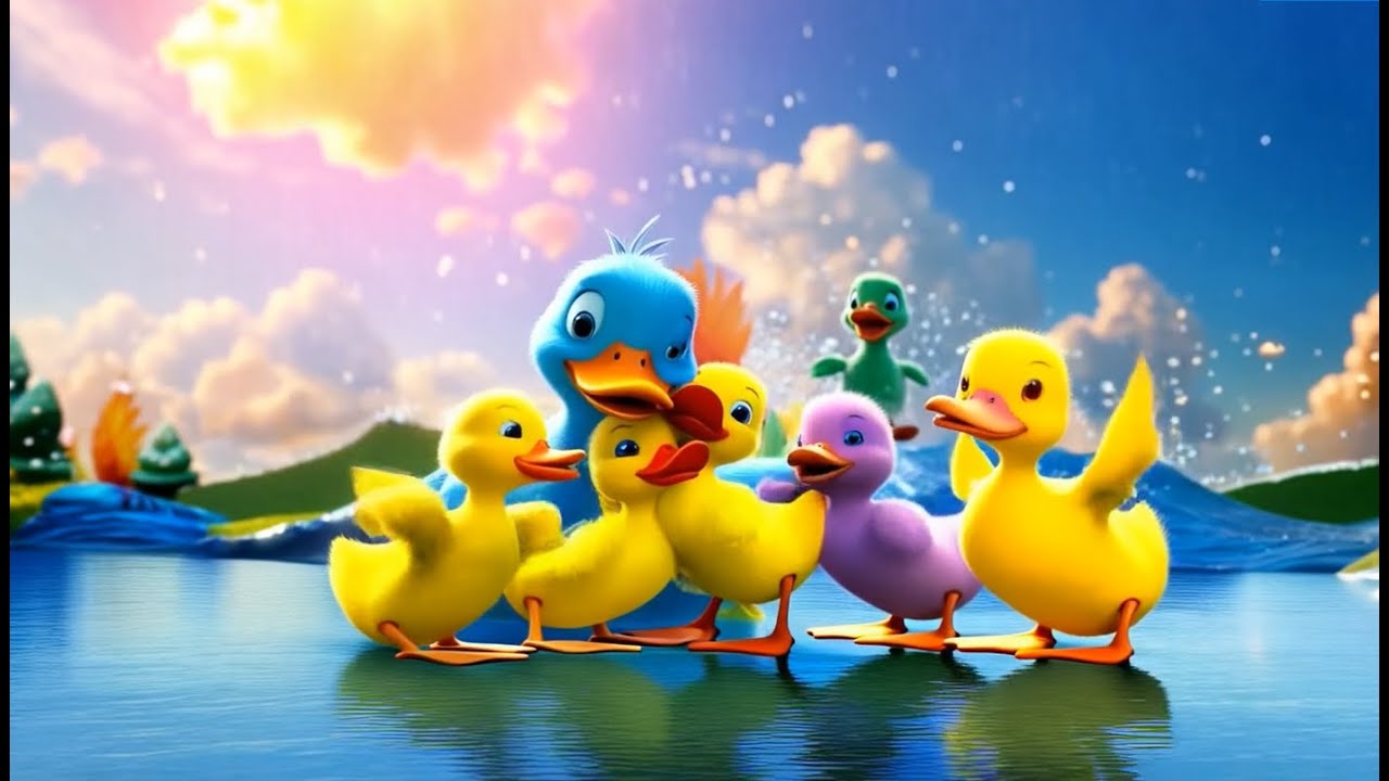 Five Little Ducks | kiddie Cartoons | Kids Songs | Super Simple Songs ...