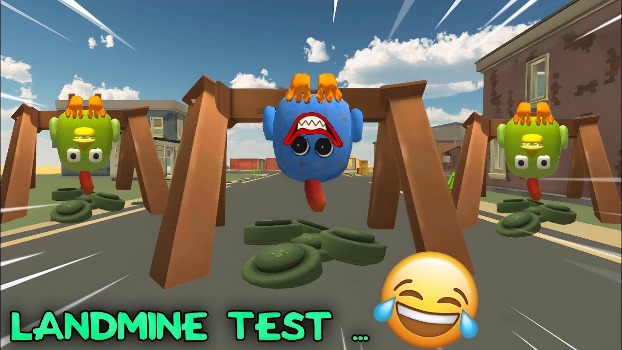 Landmine Test On Chicken Gun Monsters! - YouTube