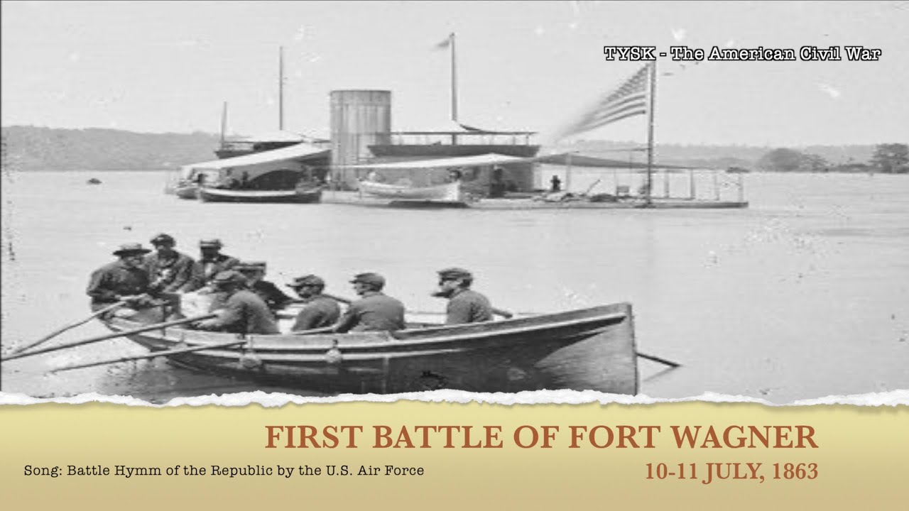 1863-54 First Battle of Fort Wagner - YouTube
