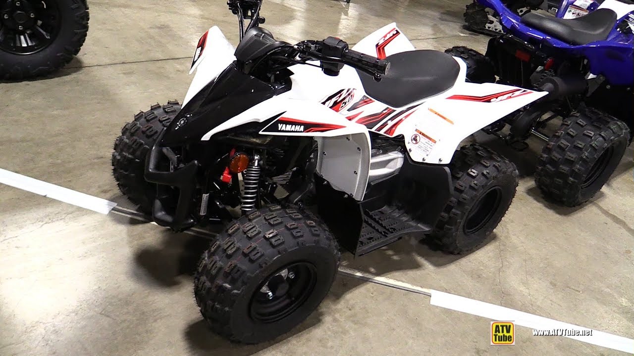 2020 Yamaha YFZ 50 Youth ATV - Walkaround - 2019 Toronto ATV Show - YouTube